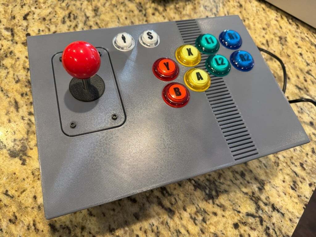 🕹️ Arcade Joystick Box 8 Button Snap On Lid v1・Free STL File for 3D ...
